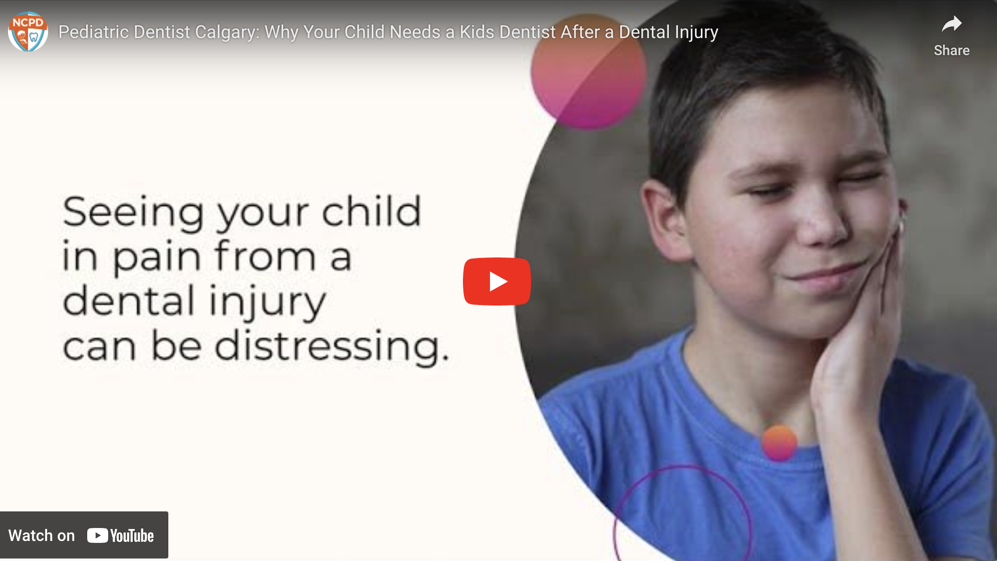 Pediatric Dentist Calgary: Why Your Child Needs a Kids Dentist After a Dental Injury